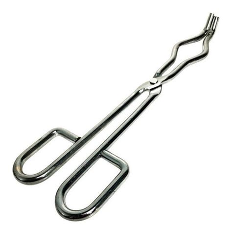 Pinza De Crisol De Acero Inoxidable Para Laboratorio 35 Cm Meses Sin