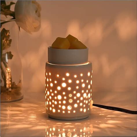 Amazon Nawaza Ceramic Wax Melt Warmer Candle Wax Warmer 2 In 1