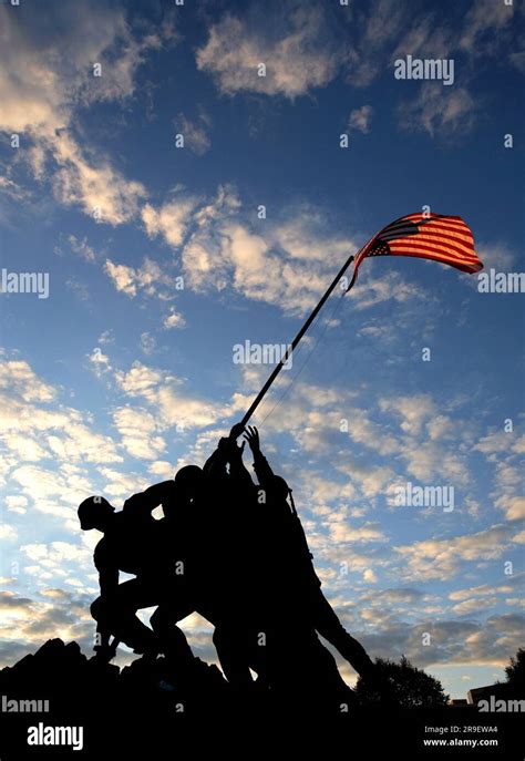 The United States Marine Corps War Memorial Iwo Jima Memorial At