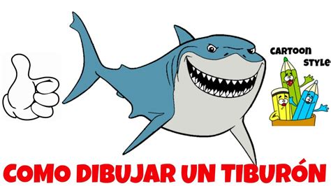 Como Dibujar Tiburones Tiburón buscando calamar dibujo para colorear