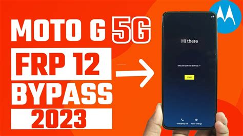 Unlock Motorola Moto G 5G FRP Bypass Android 12 No Computer YouTube