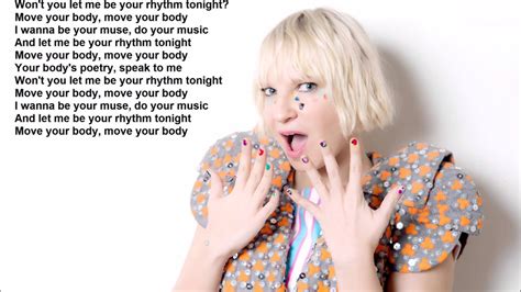 Sia Furler Move Your Body Lyrics Youtube