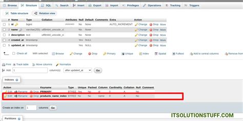 How To Drop Index In Laravel Migration