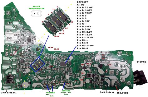 PlayStation 5 PS5 Power Supply Unit PSU Voltages Pinout Diagram