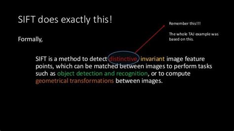 scale invariant feature transform