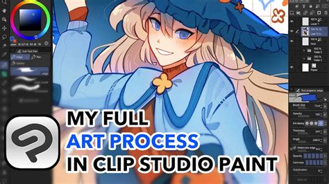Making Art Start To Finish In Clip Studio Paint 2023 Update YouTube