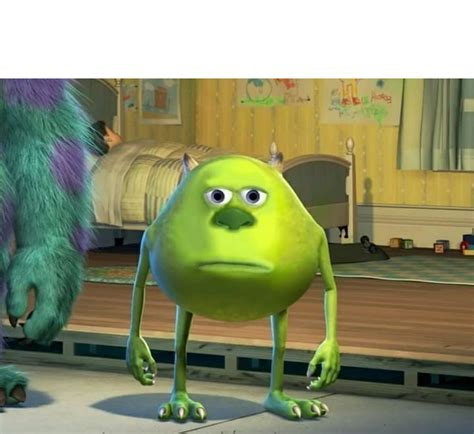 Mike Wazowski Blank Template Imgflip