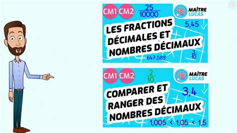 Additionner et soustraire des nombres décimaux Maître Lucas