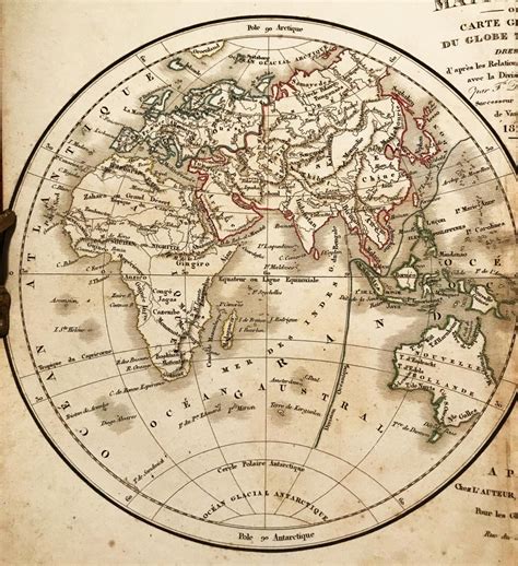 Sold Price Antique Hand Colored Map Mappe Monde Ou Carte Generale Du