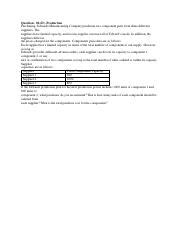 Question 4 Or Pdf Question 04 D Production Purchasing Edwards