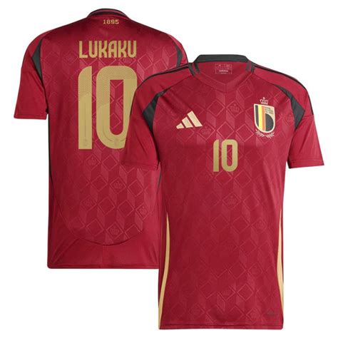 Maillot Belgique Domicile 2024 2025 Lukaku Foot Soccer Pro