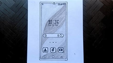 Let S Learn How To Draw MOBILE PHONE Easy How To Draw A Phone YouTube