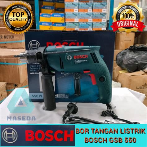Jual Bosch GSB 13 RE Mesin Bor Tembok Kayu Besi 13mm Impact Drill