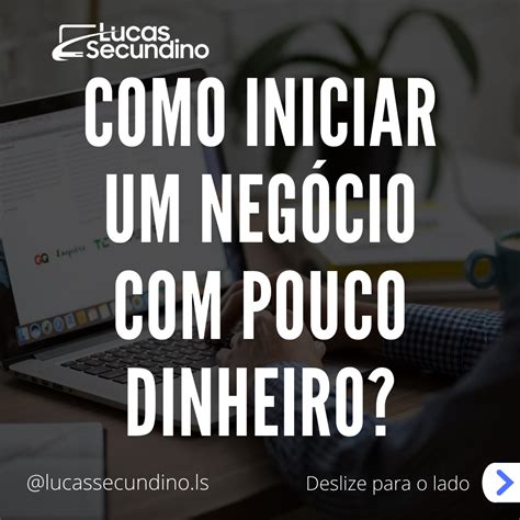 Como iniciar um Negócio Pouco Dinheiro Tecnicas de marketing