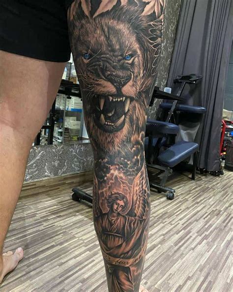 85 Amazing Leg Sleeve Tattoo Ideas Leg Sleeve Tattoo Leg Tattoo Men