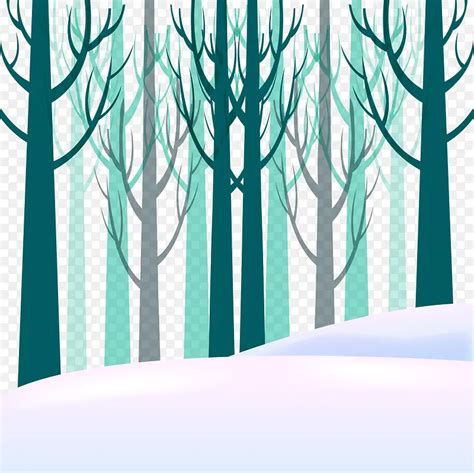 矢量雪地树林PNG图片素材下载 图片编号ymrpjnxk 免抠素材网