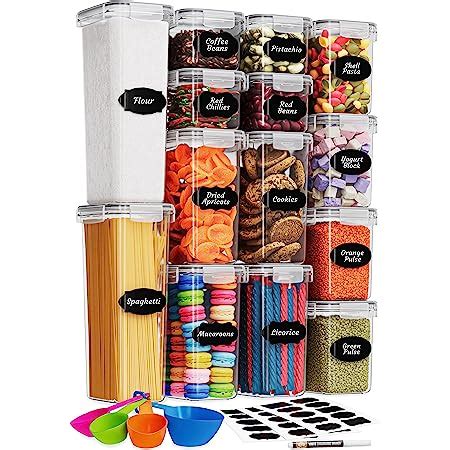 Chef S Path Airtight Food Storage Containers Set 14 Pack For Cereal