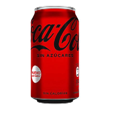 Refresco Coca Cola Zero Lata 354ml Distribuidora Los Molinos