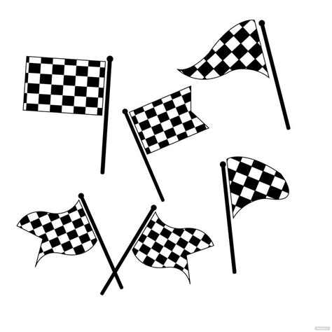 Printable Racing Flags