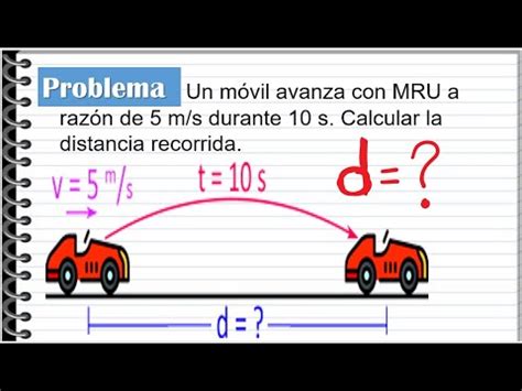 MRU Ejercicios Resueltos YouTube