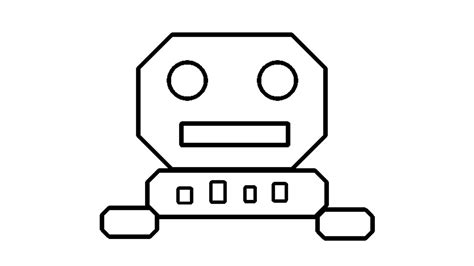 Dibujo De Robot Para Colorear Y Pintar
