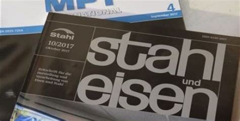 Verlag Stahleisen Meldet Insolvenz An Marketsteel De