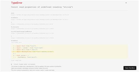 React Weekdays Picker Examples CodeSandbox