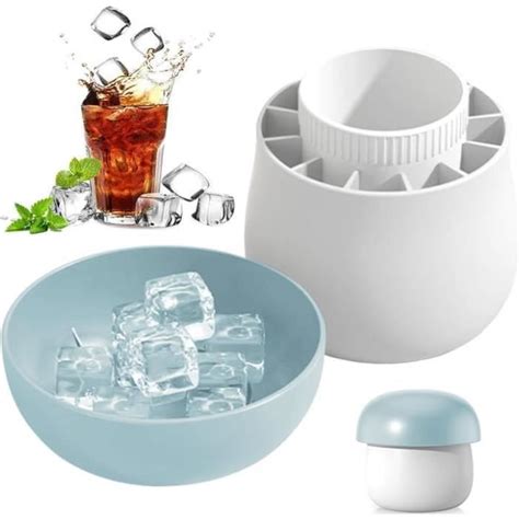 Bacs À Glaçons Silicone Avec Couvercle Moule A Glaçon Bac À Glaçons
