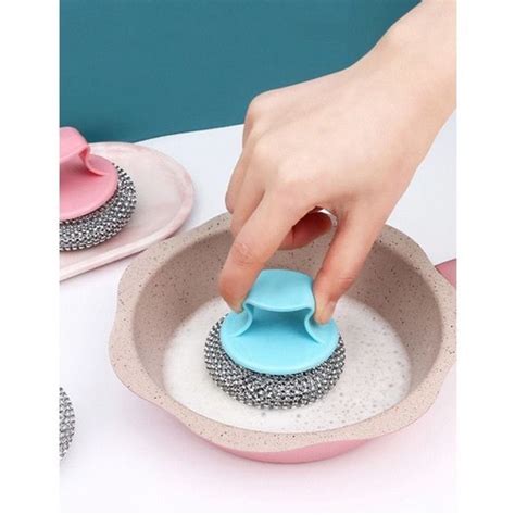 Jual Spon Kawat Cuci Piring Stainless Steel Panci Sabut Spons Sponge