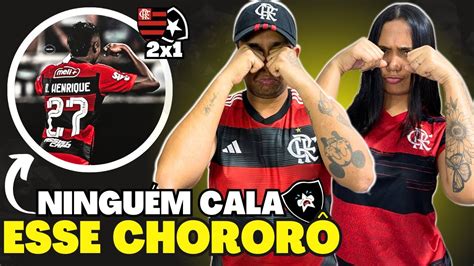 REACT MELHORES MOMENTOS BOTAFOGO 1X2 FLAMENGO 22 RODADA DO