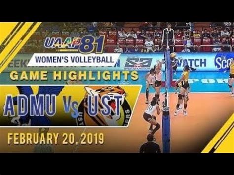 Uaap Wv Ust Vs Admu Full Game Youtube