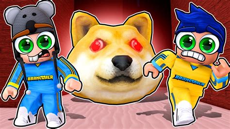 CABEÇA DE CACHORRO GIGANTE NO ROBLOX DOGE Brancoala Games YouTube