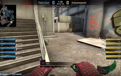 CSGOPOV Mousesports ropz 30 20 vs FaZe de overpass 哔哩哔哩bilibili CSGO