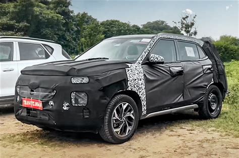 2024 Hyundai Creta Facelift Spotted Again Extra Features Revealed