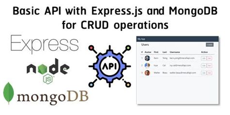 let s build an api with express and mongodb for crud operations by karn yongsiriwit