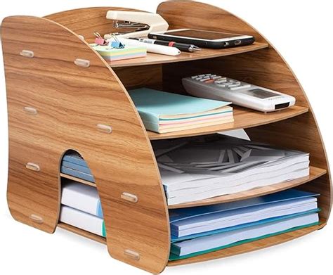 Tonsmile B Ro Holz Schreibtisch Dokumentenablage A Papier Ablage Tisch