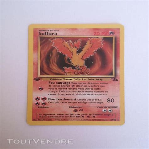 Carte pokemon sulfura LOISIRS Août Clasf