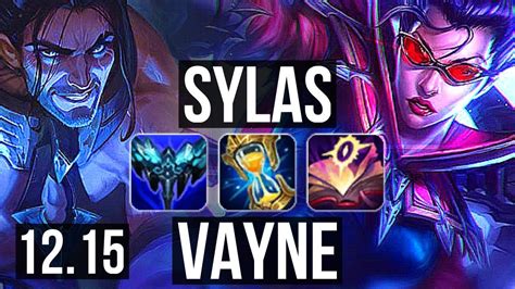 SYLAS Vs VAYNE MID 8 0 5 Legendary 300 Games EUW Diamond 12