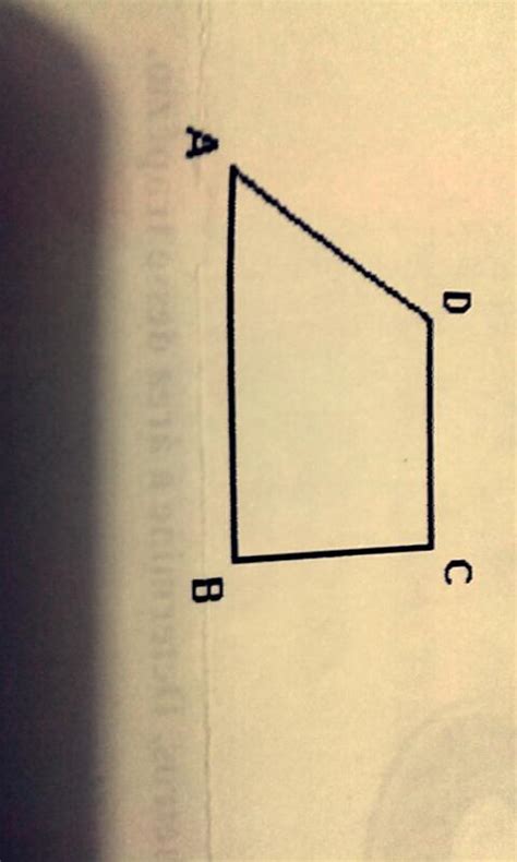 Um Terreno Tem A Forma De Um Trap Zio Ret Ngulo Abcd Conforme Mostra A