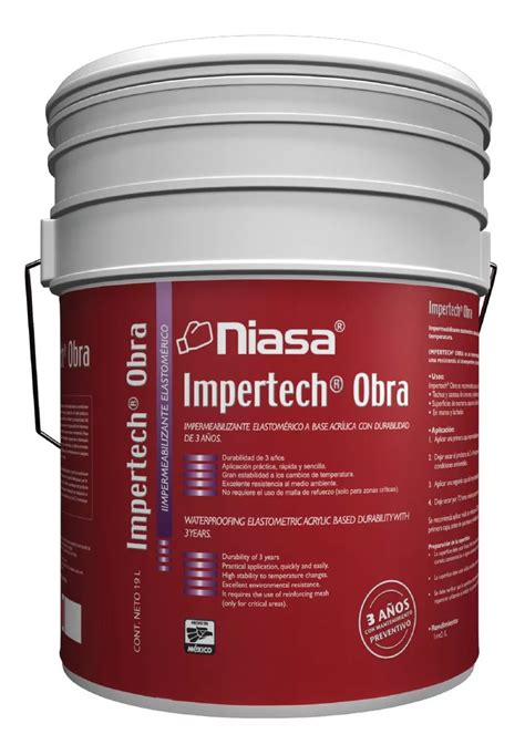 Impermeabilizante Impercaucho Anos Cubeta Lts Blanco Mebuscar