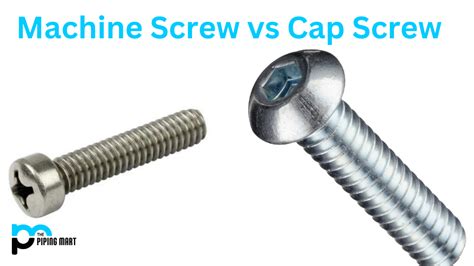 Machine Screw Vs Cap Screw What S The Difference