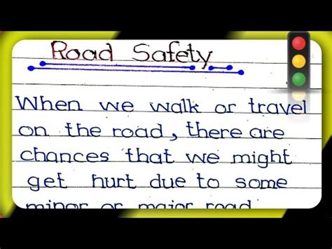 Essay On Road Safety Essay On Road Safety In English Road Safety