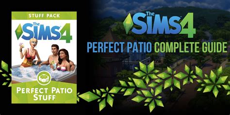 All Features Of Perfect Patio Stuff Pack In The Sims