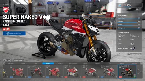 Ducati Super Naked V S Racing Modified Ride Ducati V