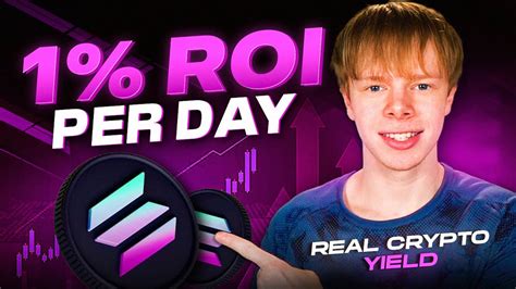 Best Solana Passive Income Strategy 1 Per Day ROI Real Crypto