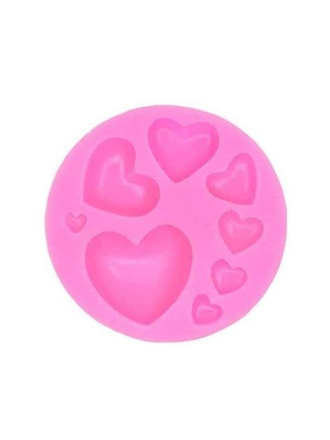 Molde Silic N Fondant Corazones Cm