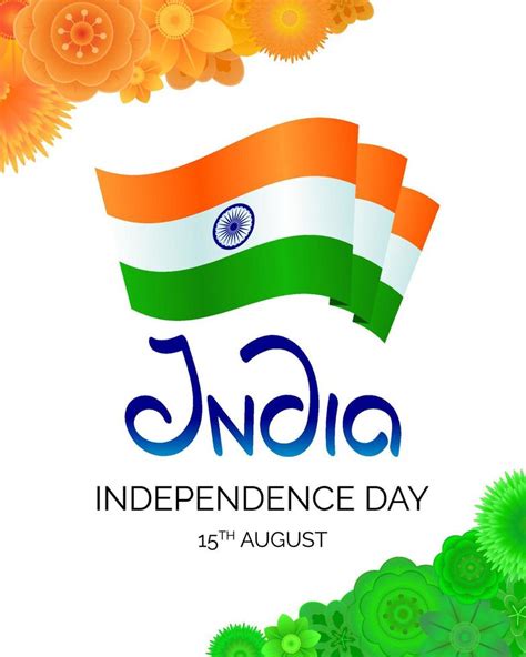 Indian Independence Day 15th August Banner India Country National