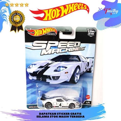Jual Hot Wheels Premium Ford Gt Putih Speed Machines Di Seller Timothy