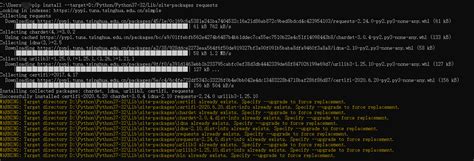 pip安装requests时报 requirement already satisfied requests in d python pyth 的问题解决 码上快乐