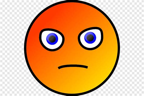Smiley Anger Annoyance Face Pics Of Mad Faces Wajah Oranye Png Pngegg